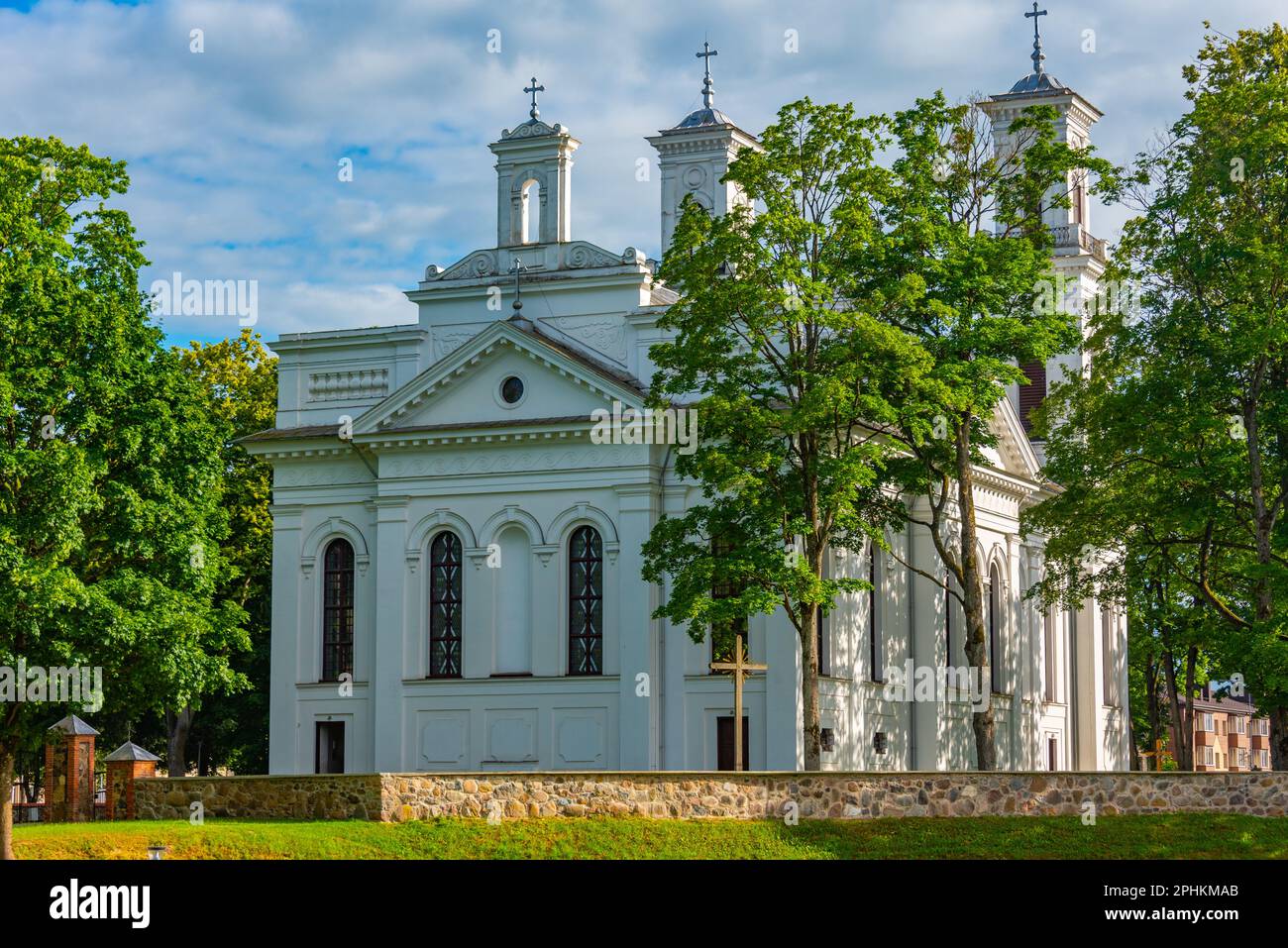 Church of St. John the Baptist at Birzai, Lithuania Stock Photo - Alamy
