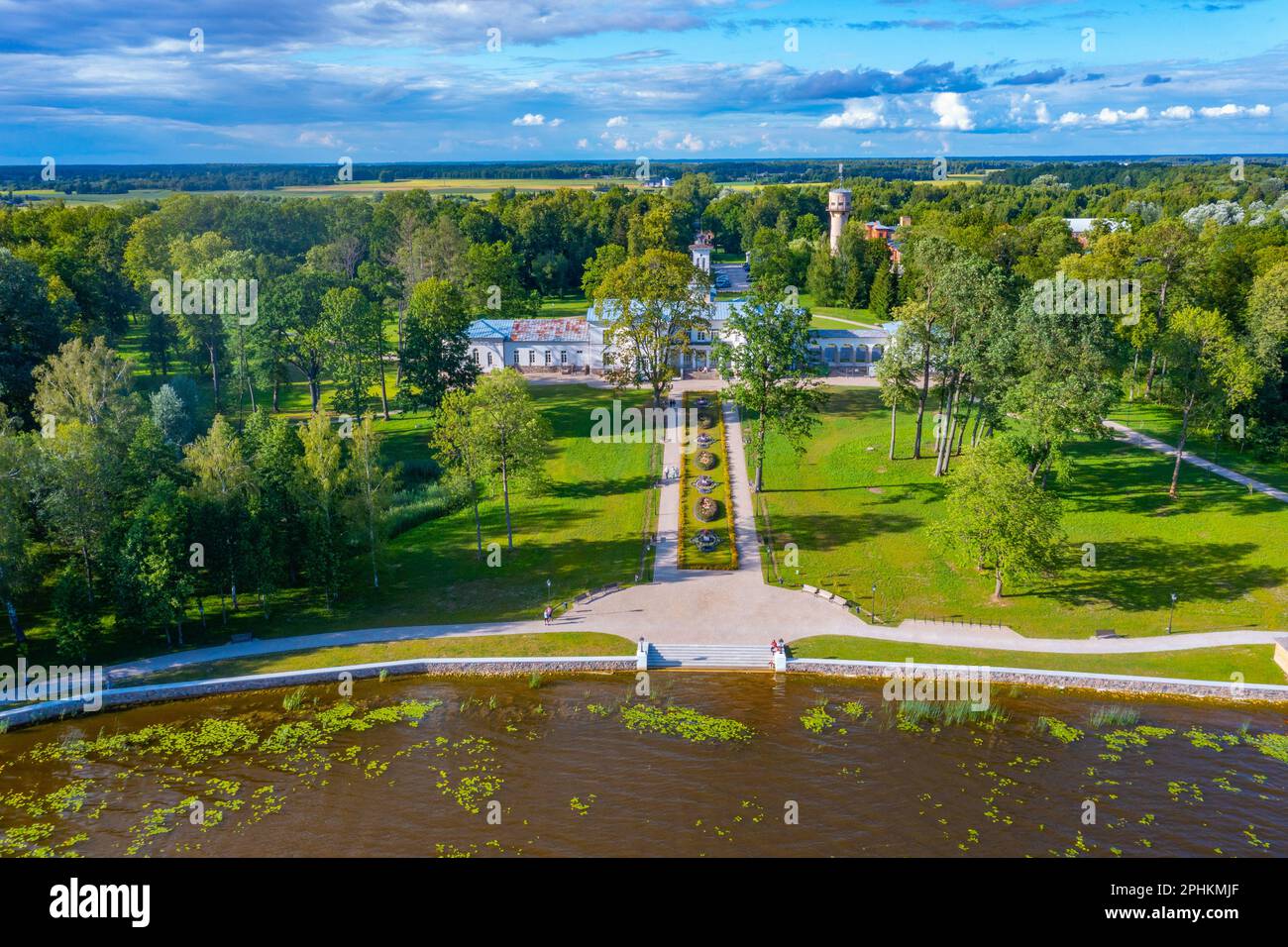 Astravas Manor in Lithuanian town Birzai Stock Photo - Alamy