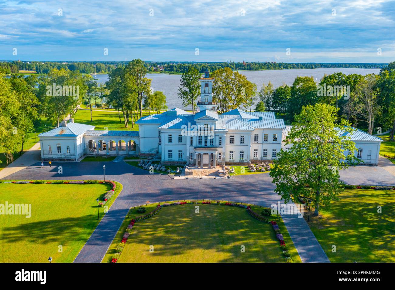 Astravas Manor in Lithuanian town Birzai Stock Photo - Alamy