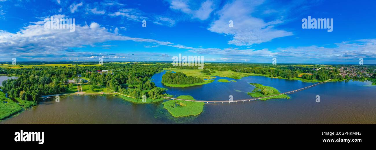 Astravas Manor in Lithuanian town Birzai Stock Photo - Alamy