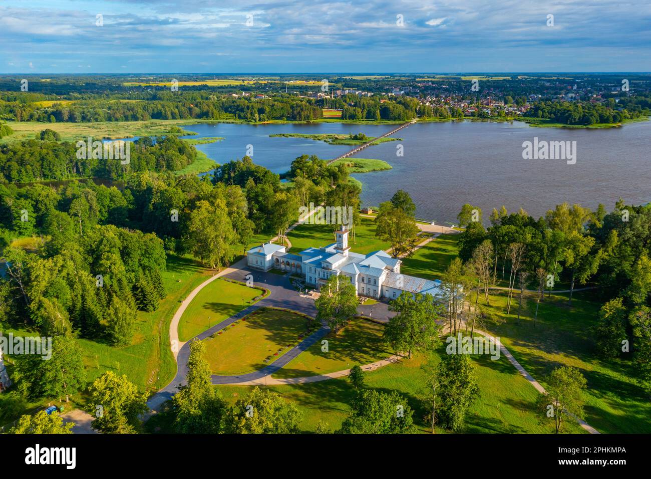 Astravas Manor in Lithuanian town Birzai Stock Photo - Alamy