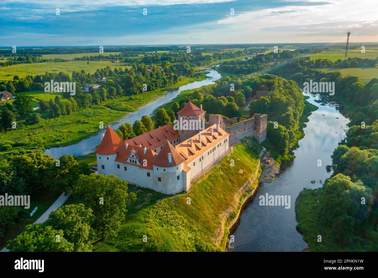 Bauska Castle Museum in Latvia Stock Photo - Alamy