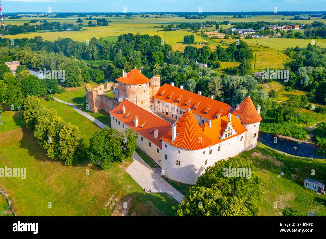 Bauska Castle Museum in Latvia Stock Photo - Alamy