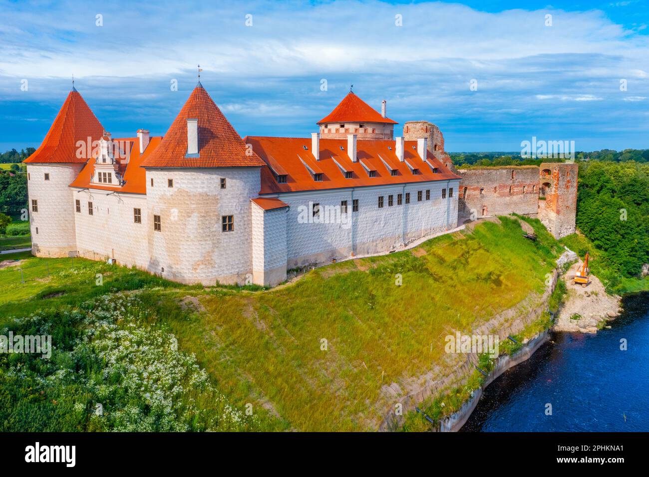 Bauska Castle Museum in Latvia Stock Photo - Alamy