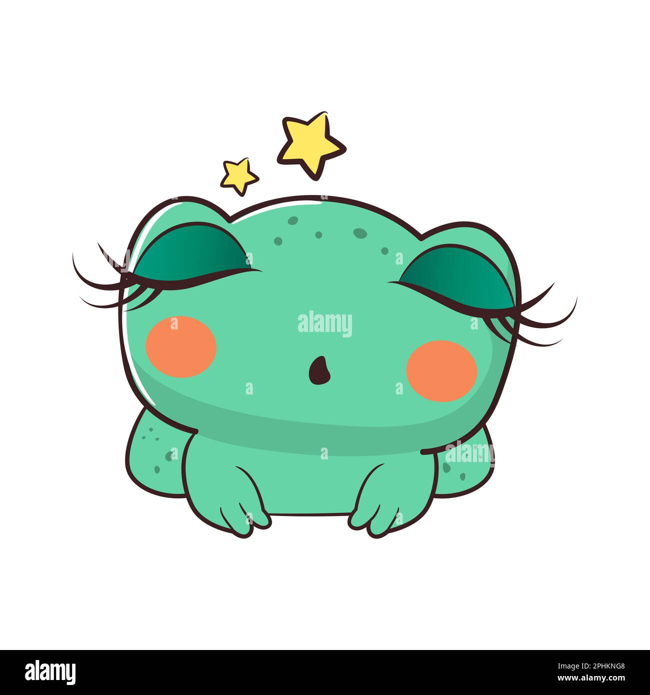 Cute Baby Frog Drawing