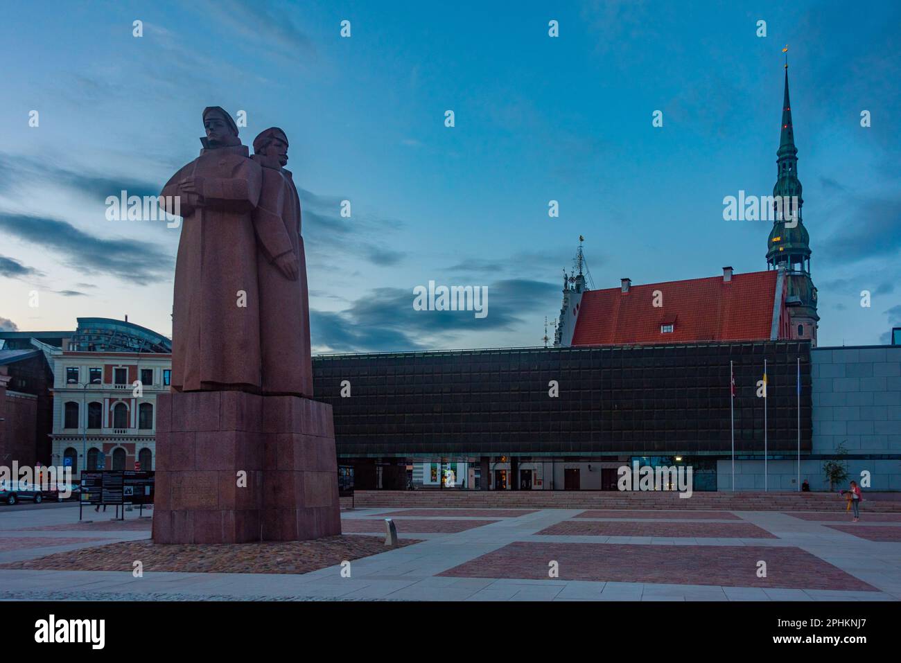 Riflemen statue in riga latvia hi-res stock photography and images - Alamy