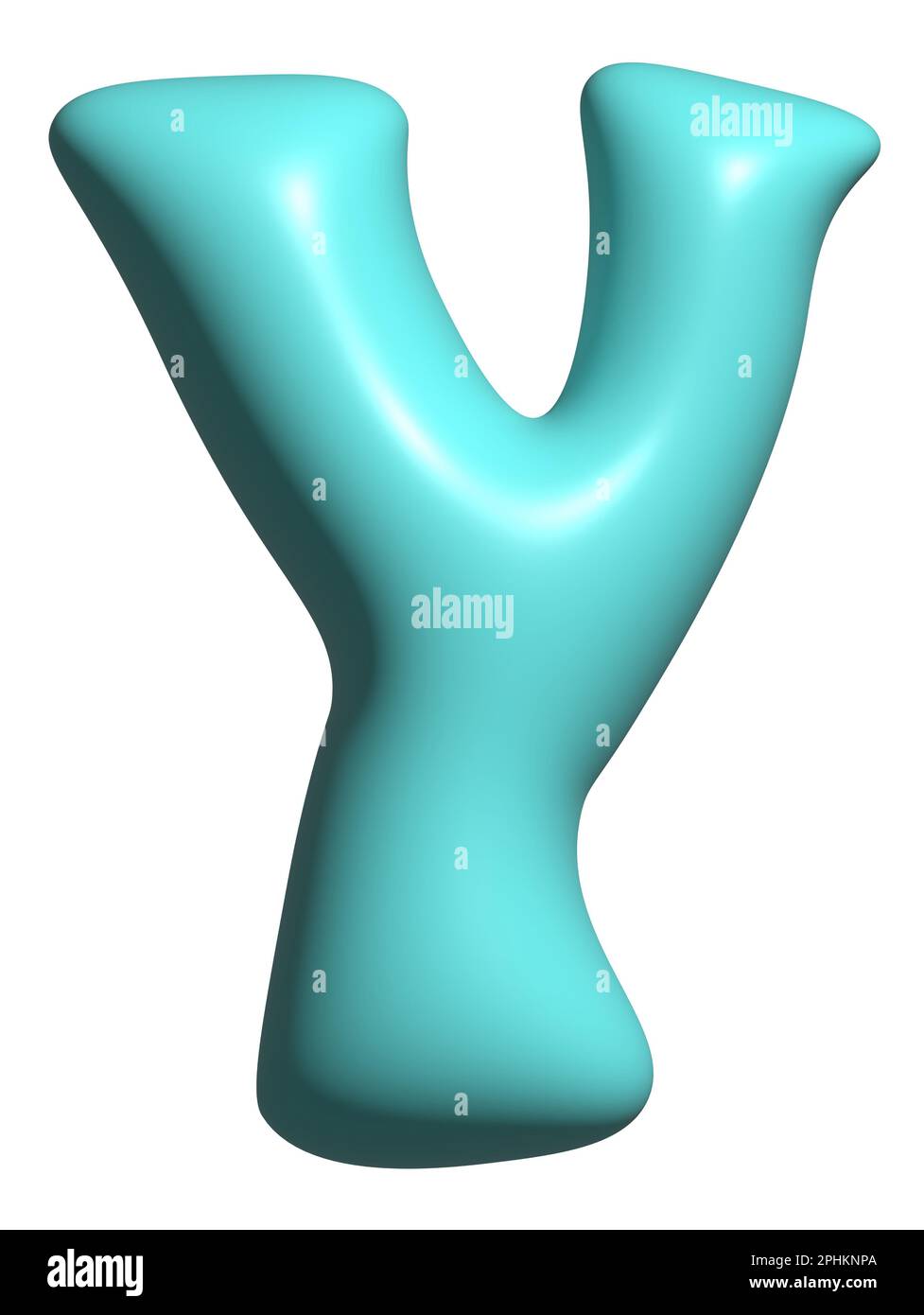 Blue balloon letter Y capital, 3D alphabet display font Stock Photo - Alamy