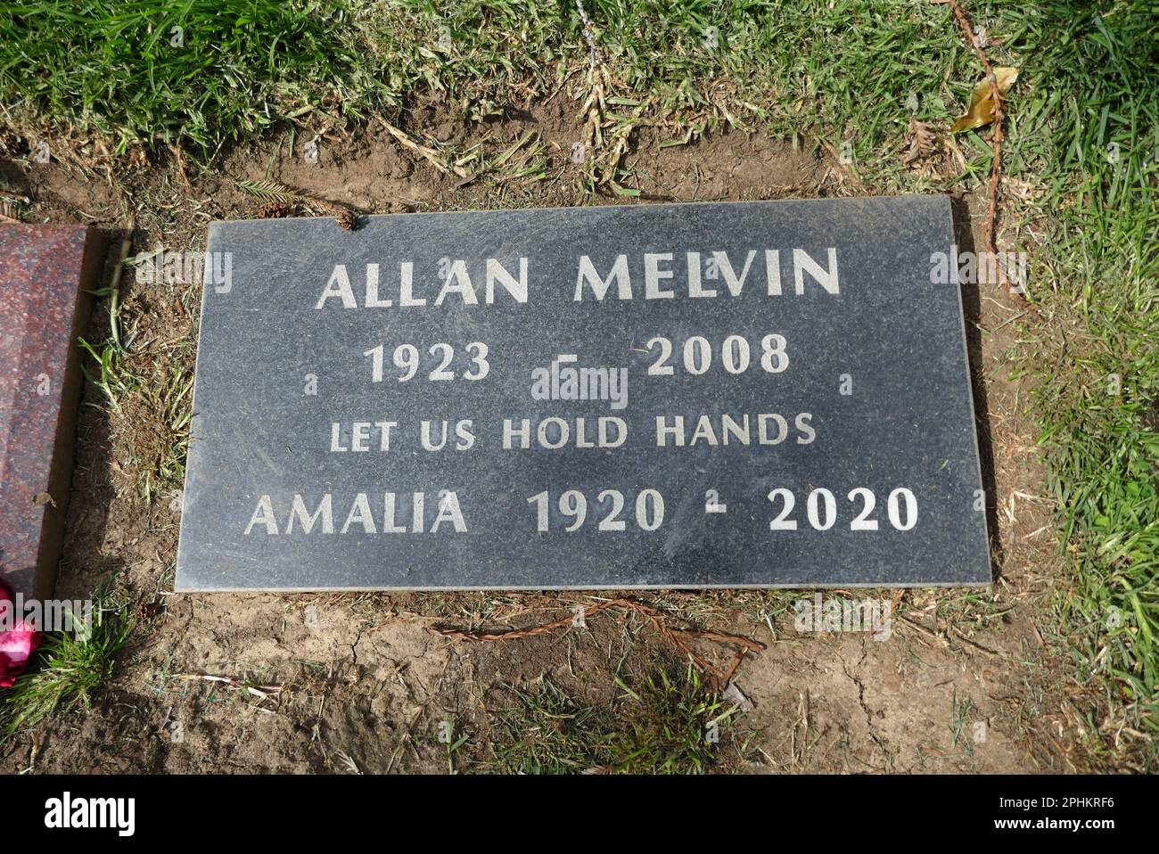 Los Angeles, California, USA 26th March 2023 Actor Allan Mevlin's Grave ...