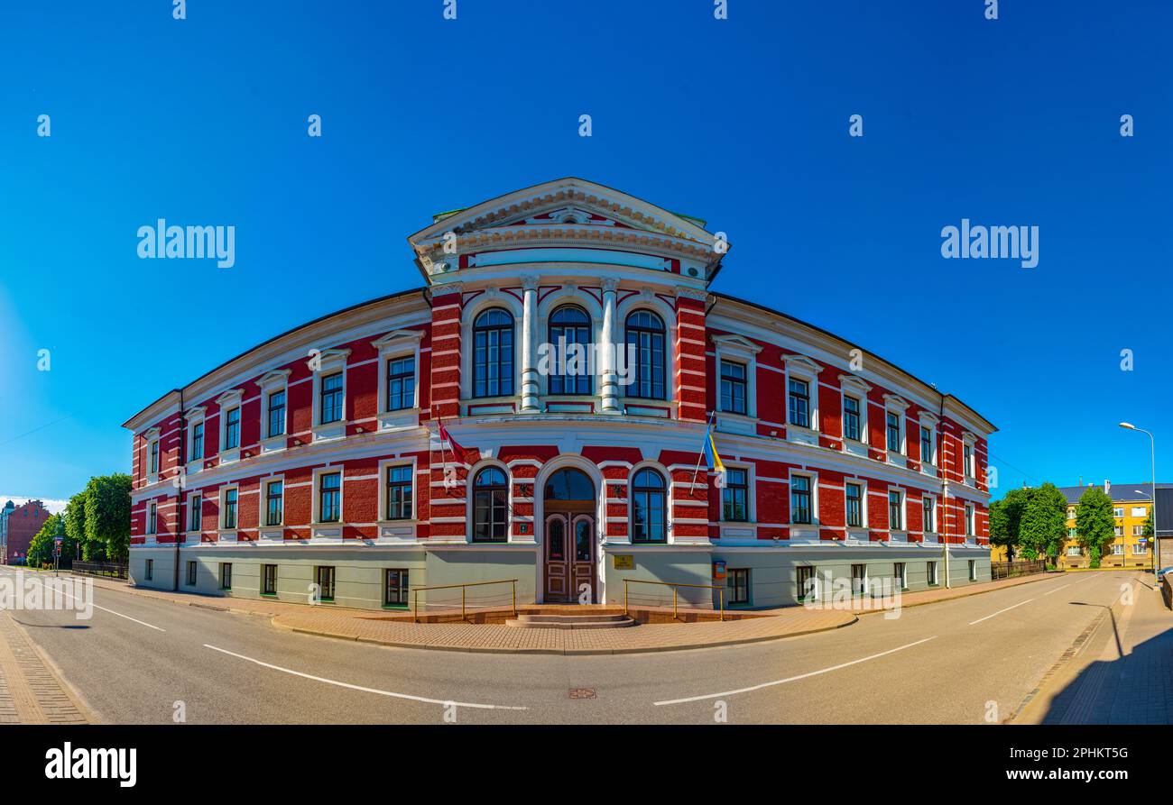 Historical buildings in Latvian town Liepaja Stock Photo - Alamy