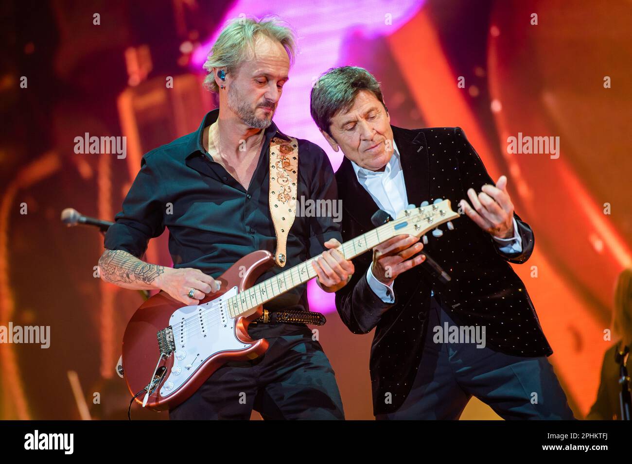 Gianni Morandi during his concert of the ''Go Gianni'' Go!'' tour at ...