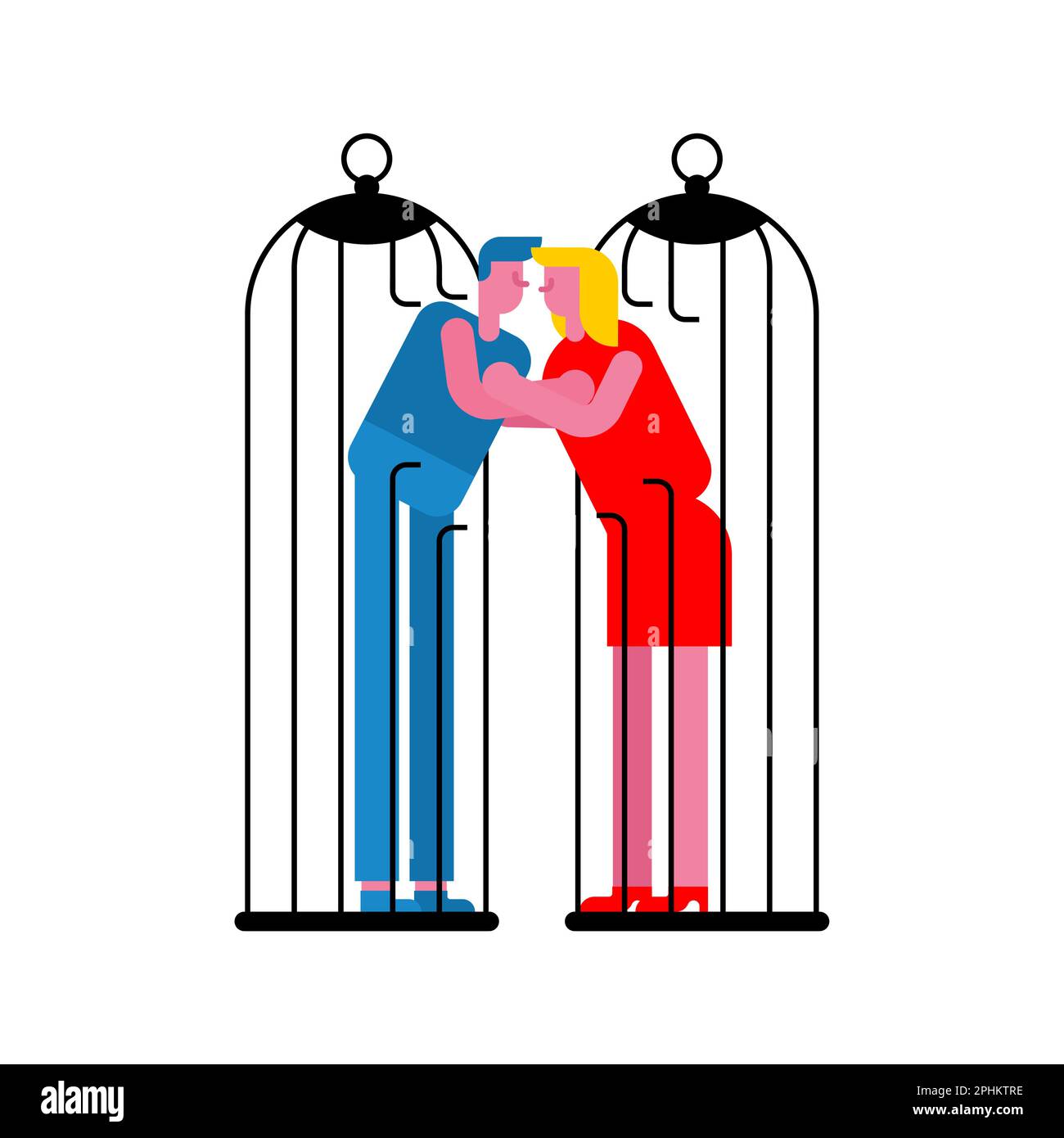 Happy young lovers hand Stock Vector Images - Alamy