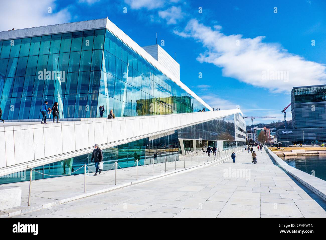 The Opera House on the waterfront in Oslo, Norway Stock Photo - Alamy
