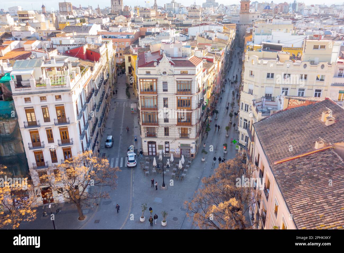 Valencia city skyline buildings hi-res stock photography and images - Alamy