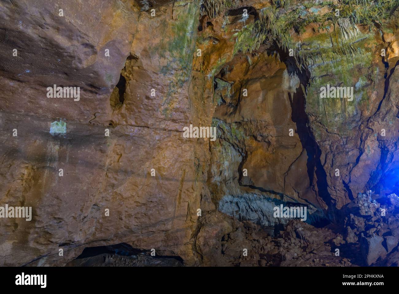 Interior of Bacho Kiro cave in Bulgaria Stock Photo - Alamy