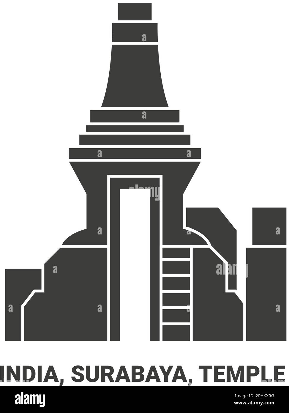 India, Surabaya, Travels Landsmark travel landmark vector illustration ...