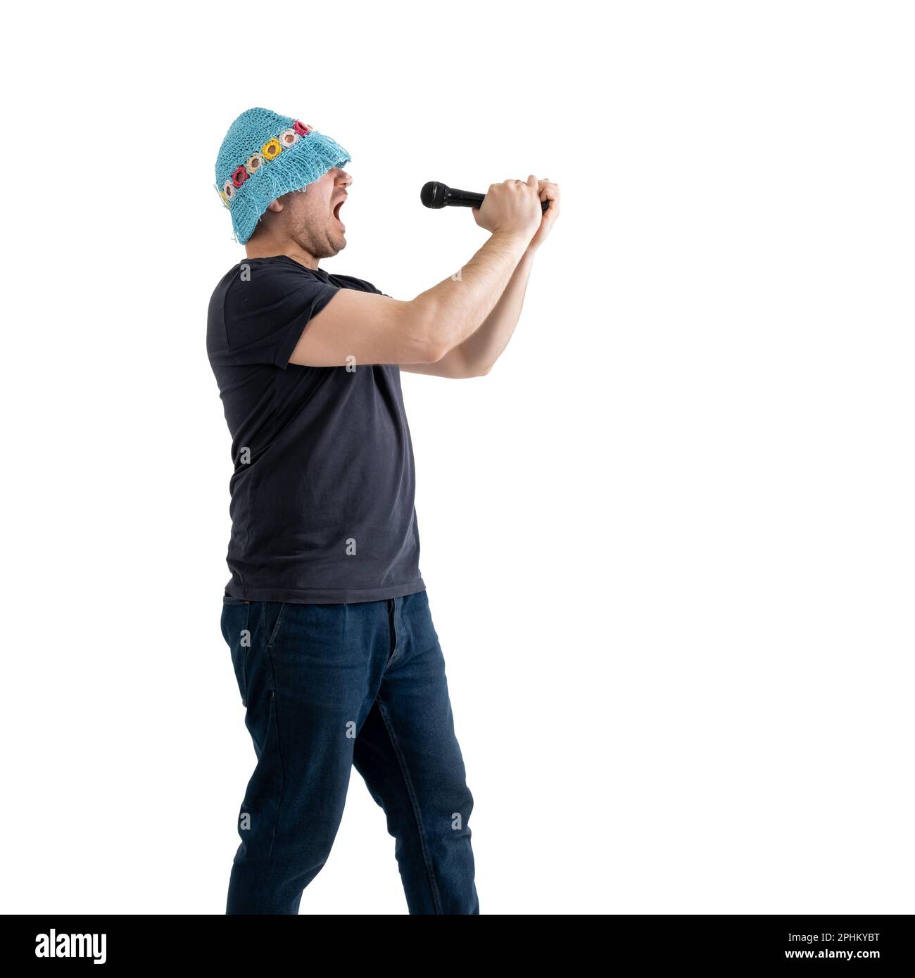 Funny hat mic hi-res stock photography and images - Alamy