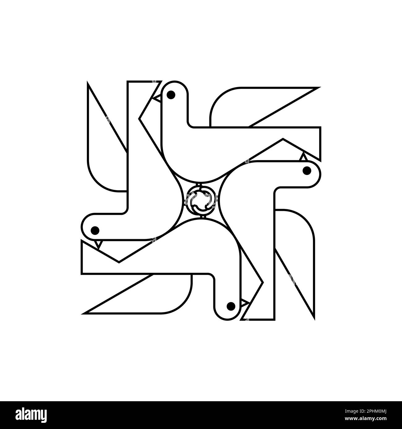 Family creative children drawing Stock Vector Images - Alamy