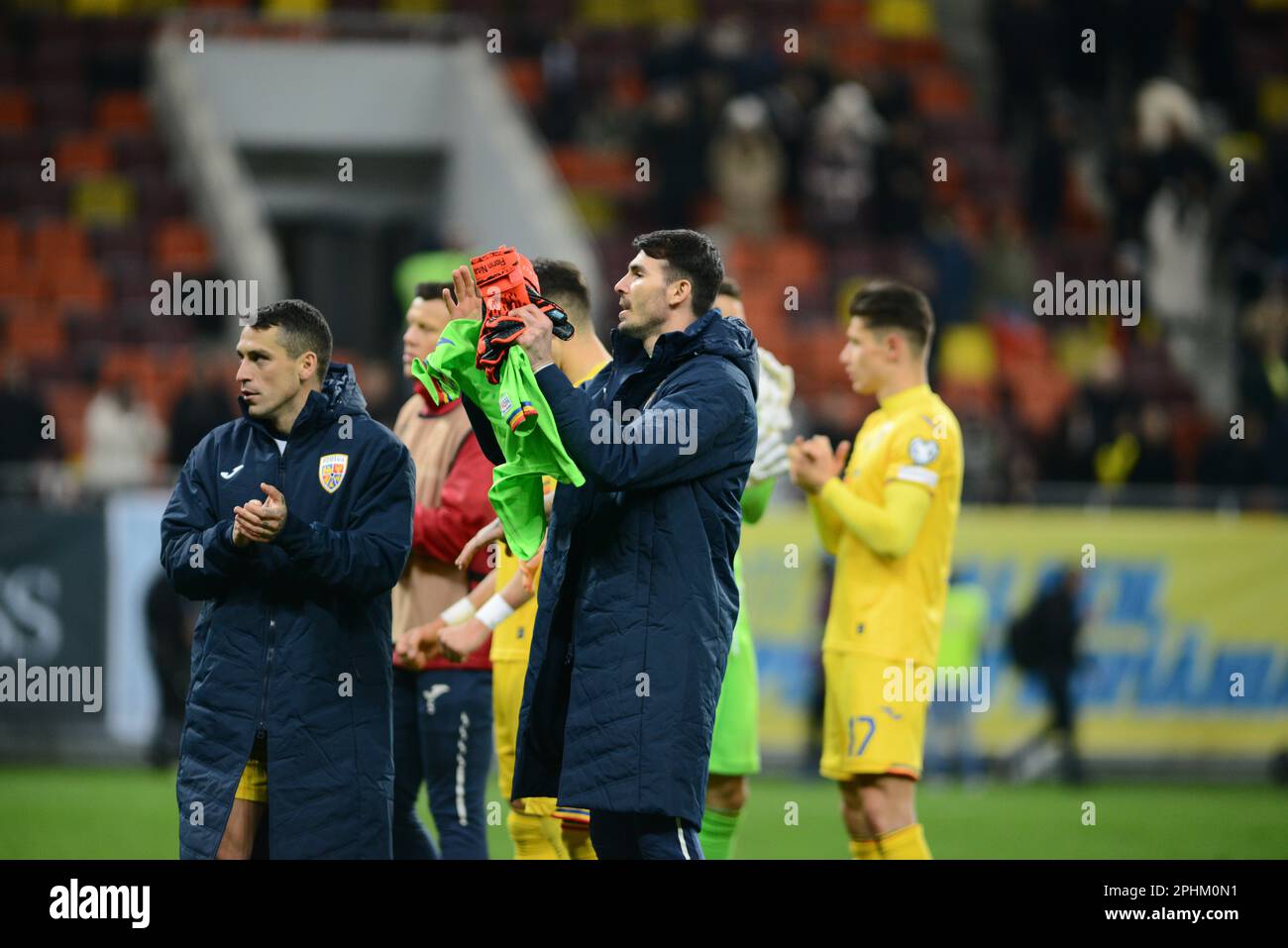 Florin Nita #12 during Euro 2024 qualification game Romania vs Belarus ...