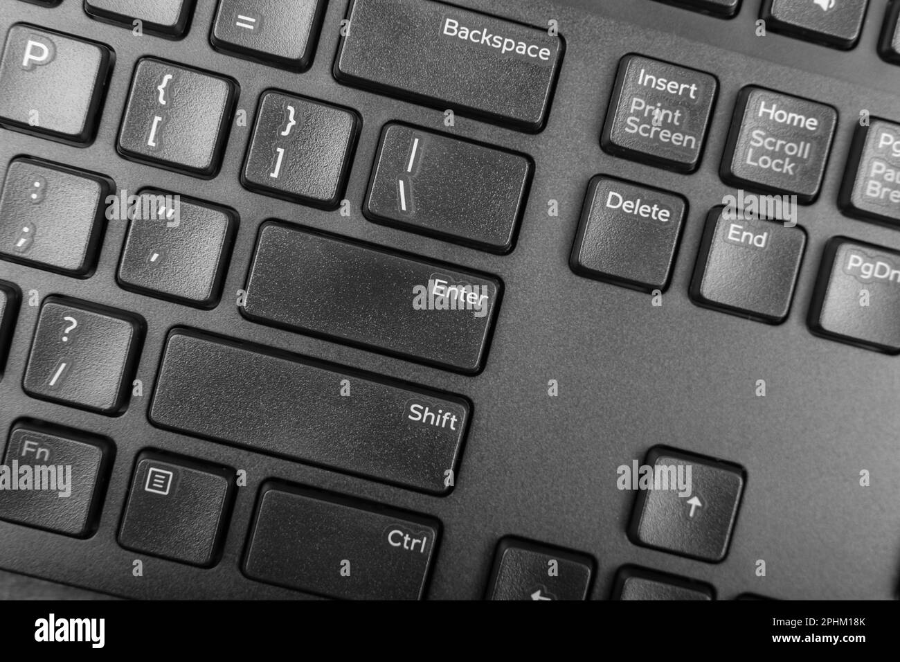 Enter key keyboard black hi-res stock photography and images - Alamy