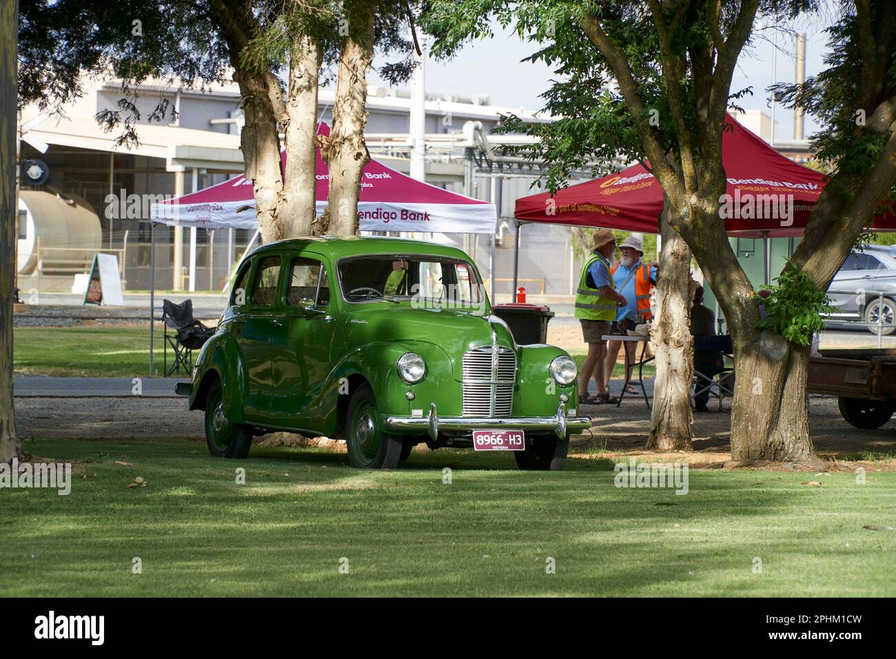 Tongala Victoria 25 February 2023, A row of Classic cars and hot rods ...