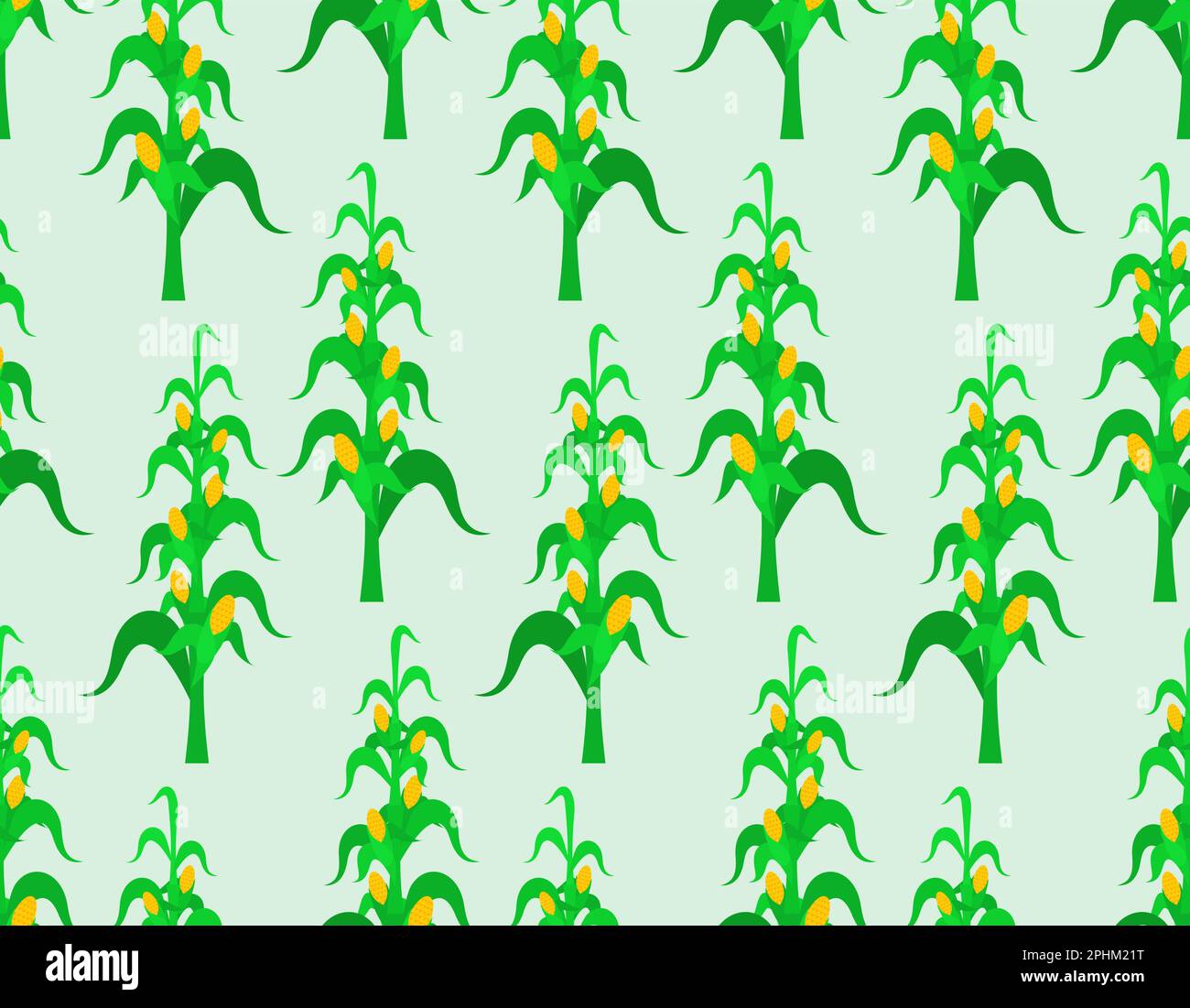 Corn bush pattern seamless. Cornfield background. Baby fabric texture ...
