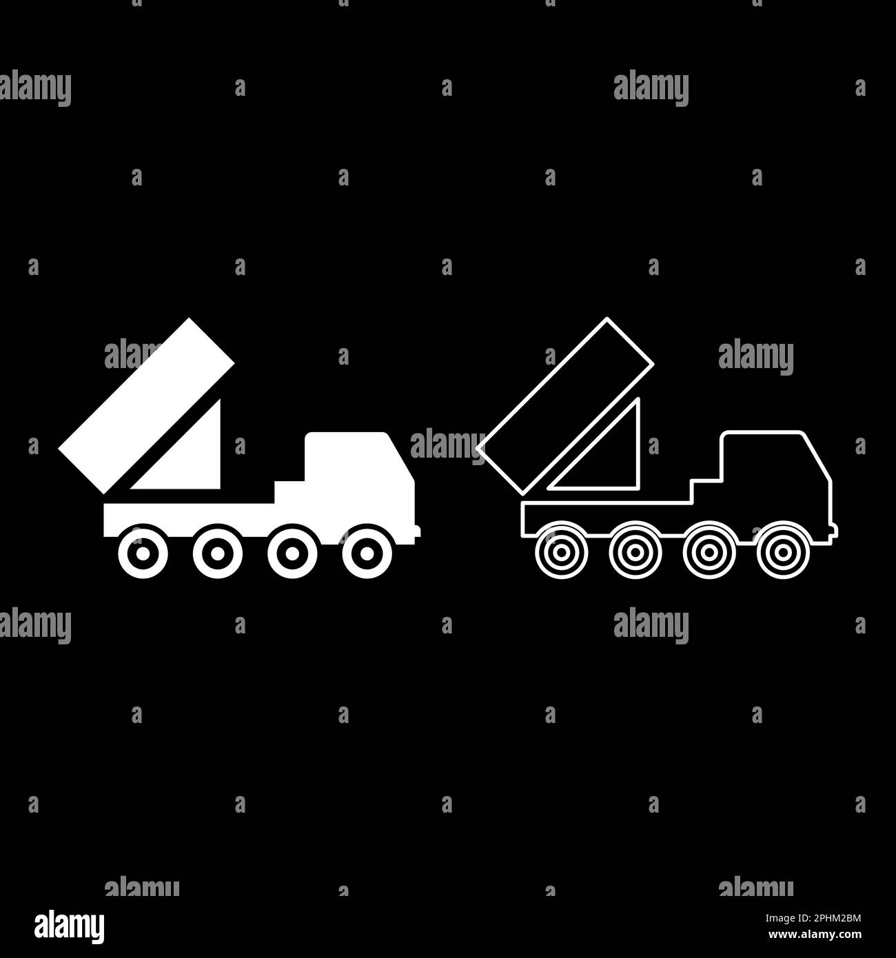 Reactive system volley fire salvo artillery American multiple launch on ...