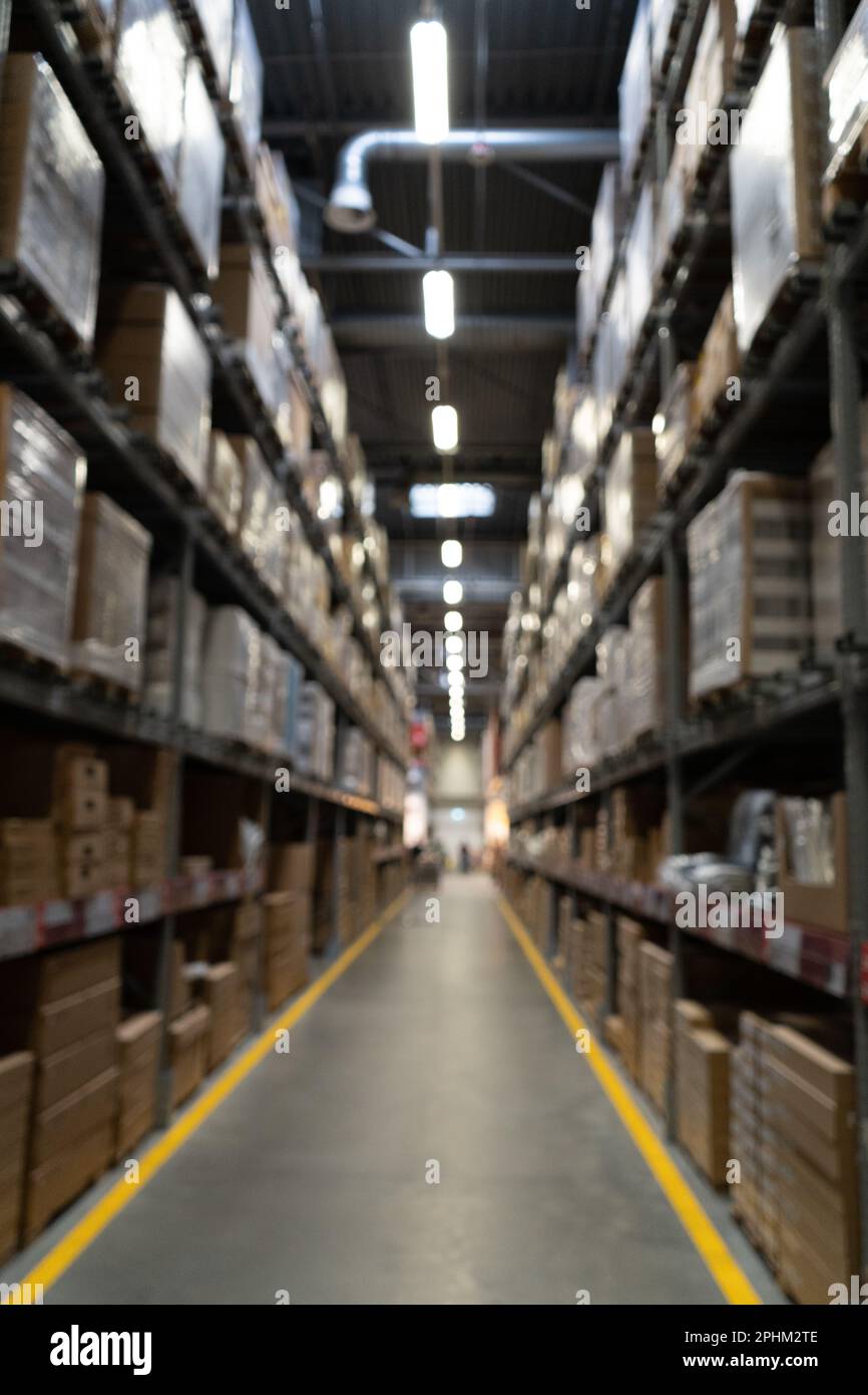 Blurred Shop Aisle, Abstract Shopping Mall, Blur Supermarket, Defocused ...