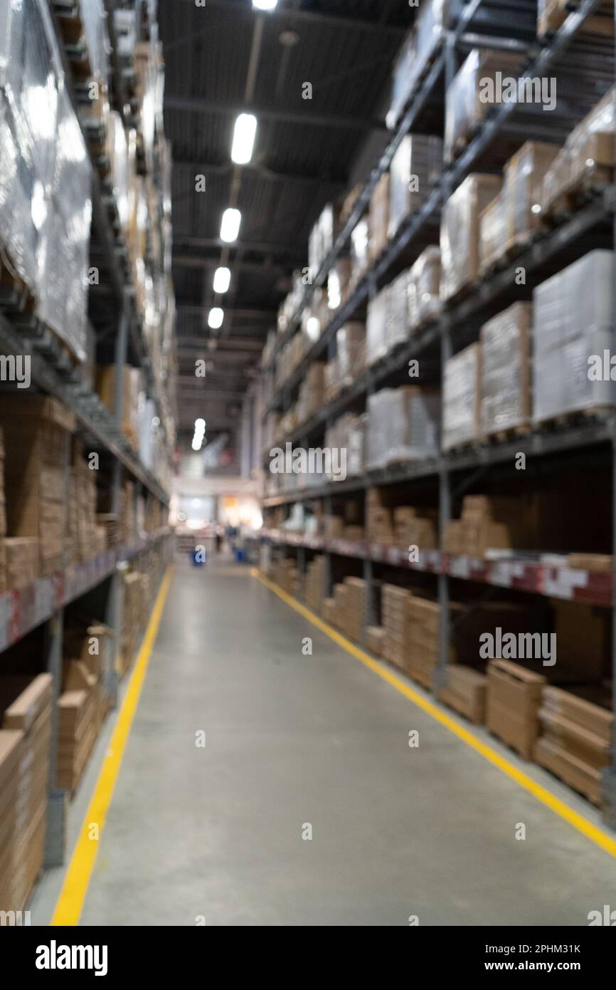 Blurred Shop Aisle, Abstract Shopping Mall, Blur Supermarket, Defocused ...