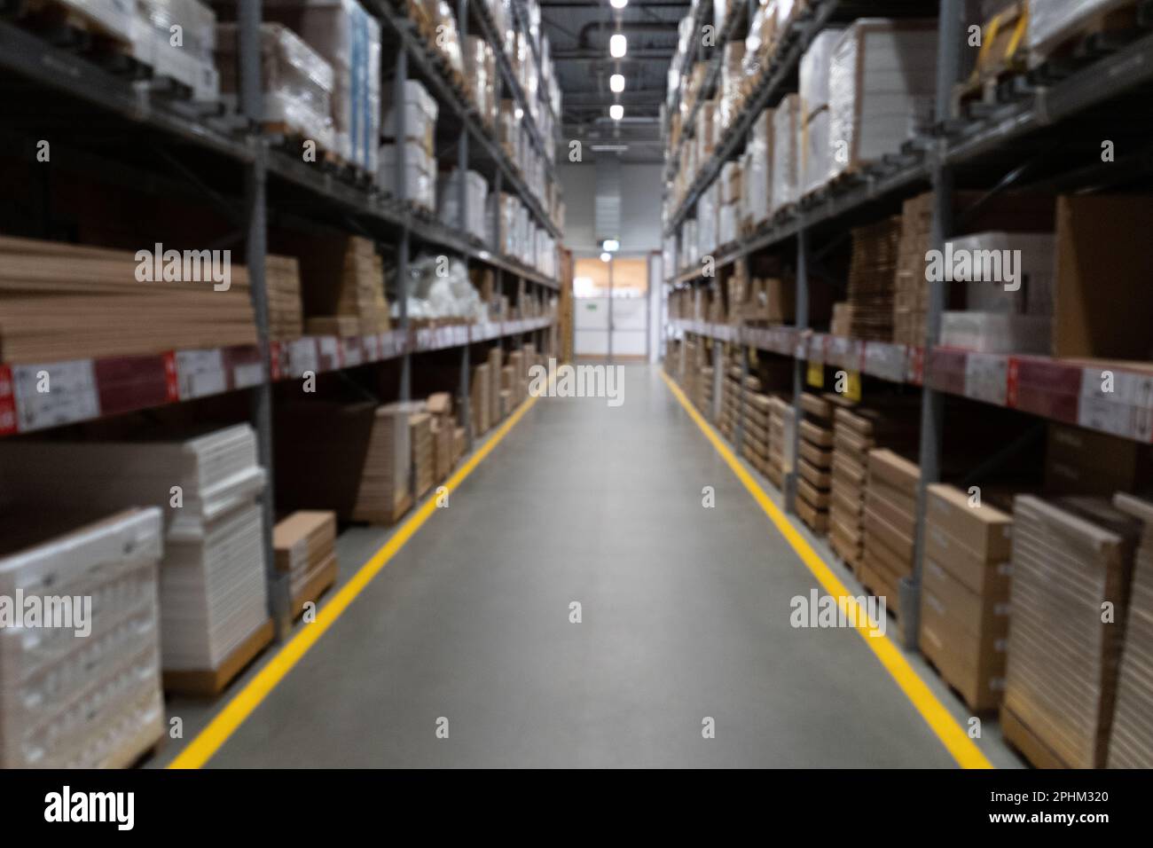 Blurred Shop Aisle, Abstract Shopping Mall, Blur Supermarket, Defocused ...