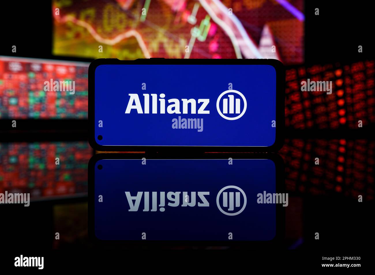 Allianz company shares dropped down at stock market. Allianz company ...