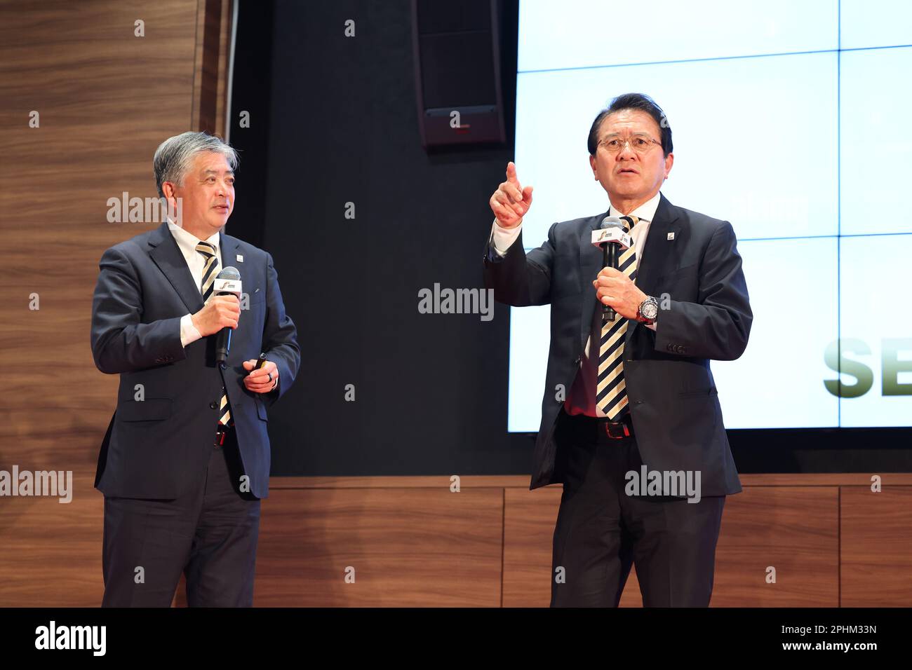 (L-R) Tadasu Kawano, Toshihiko Seko, MARCH 29, 2023 - Marathon : Japan ...