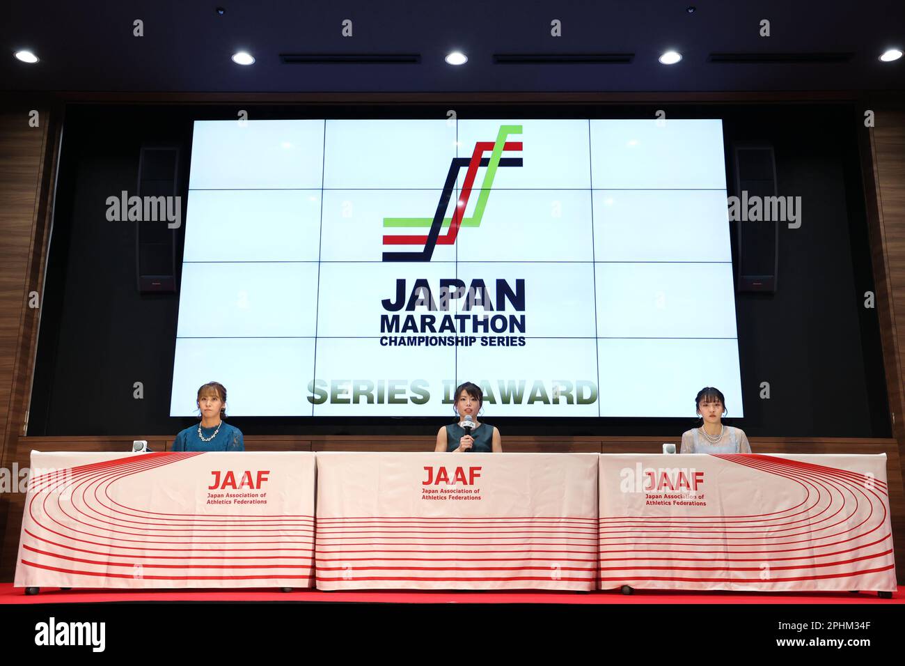 (L-R) Yuka Ando, Mizuki Matsuda, Ai Hosoda, MARCH 29, 2023 - Marathon ...