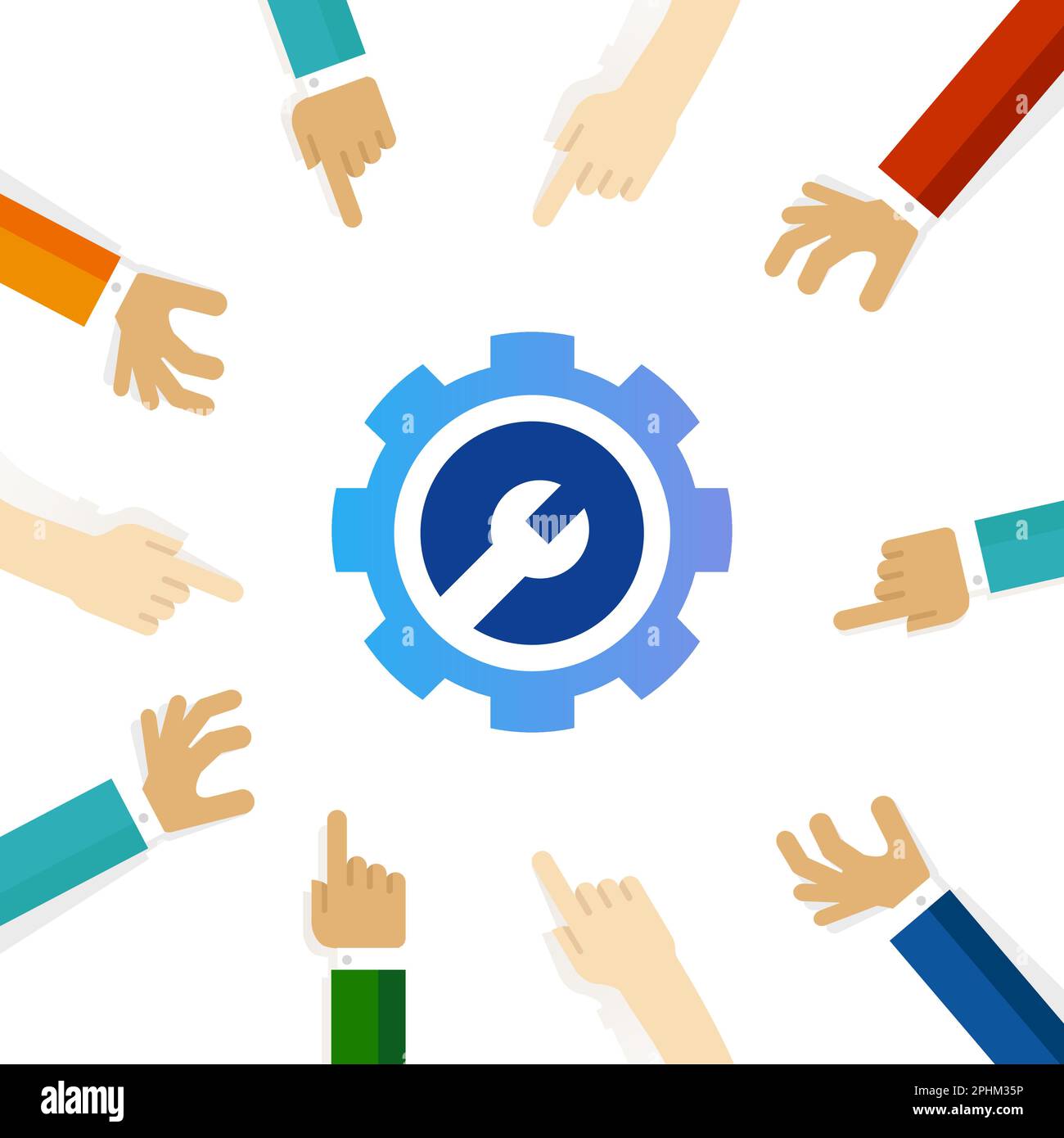 maintenance repair icon industry technical mechanic equipment Stock ...