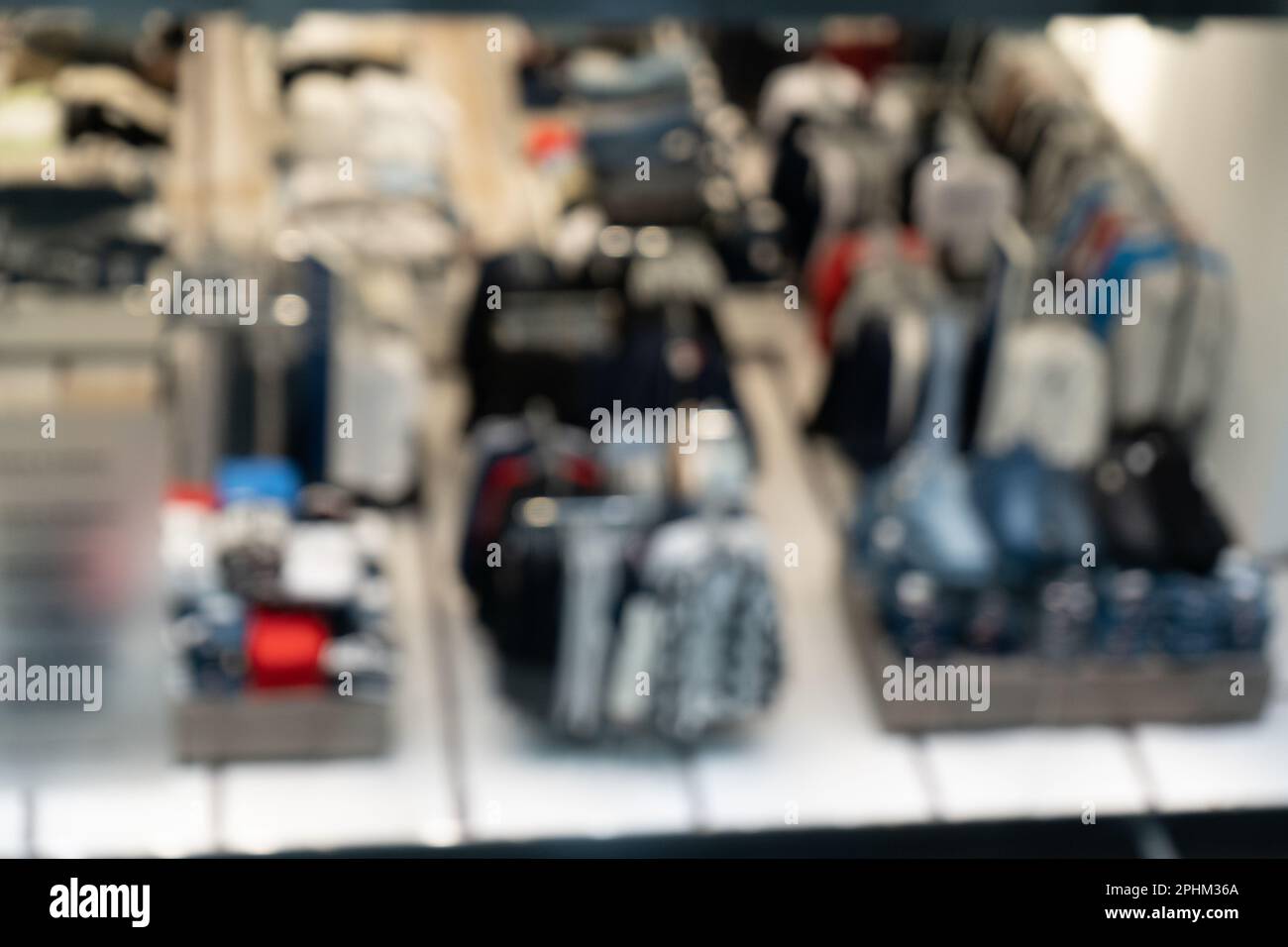 Blurred Fashionable Clothes Showcase, Abstract Boutique, Window Display ...