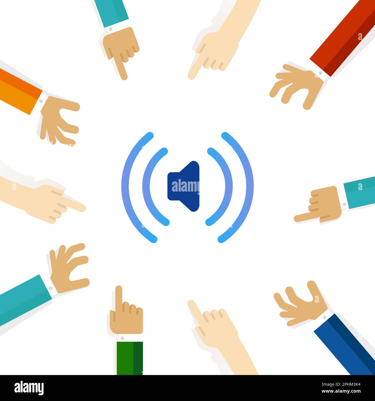 volume icon sound speaker electronic technology modern Stock Vector ...