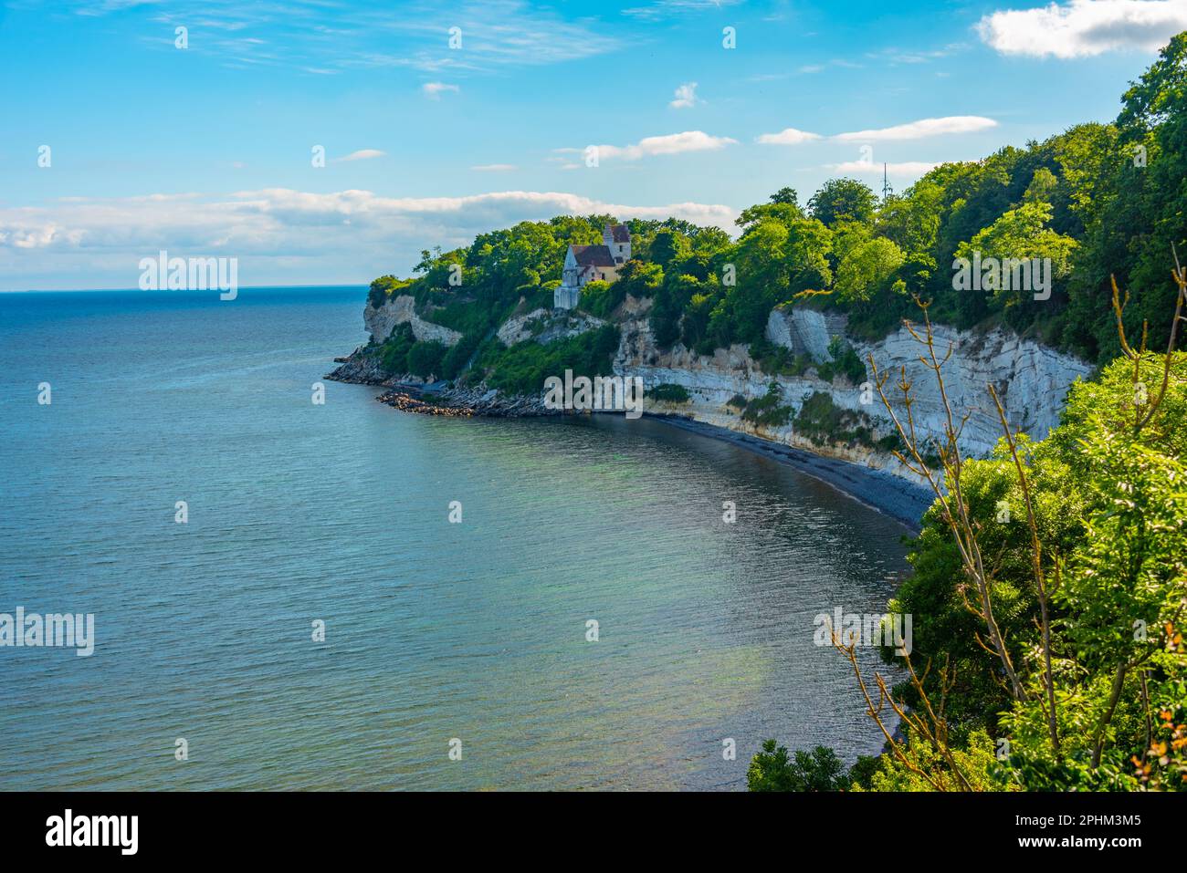 White cliffs of Stevns Klint in Denmark Stock Photo - Alamy