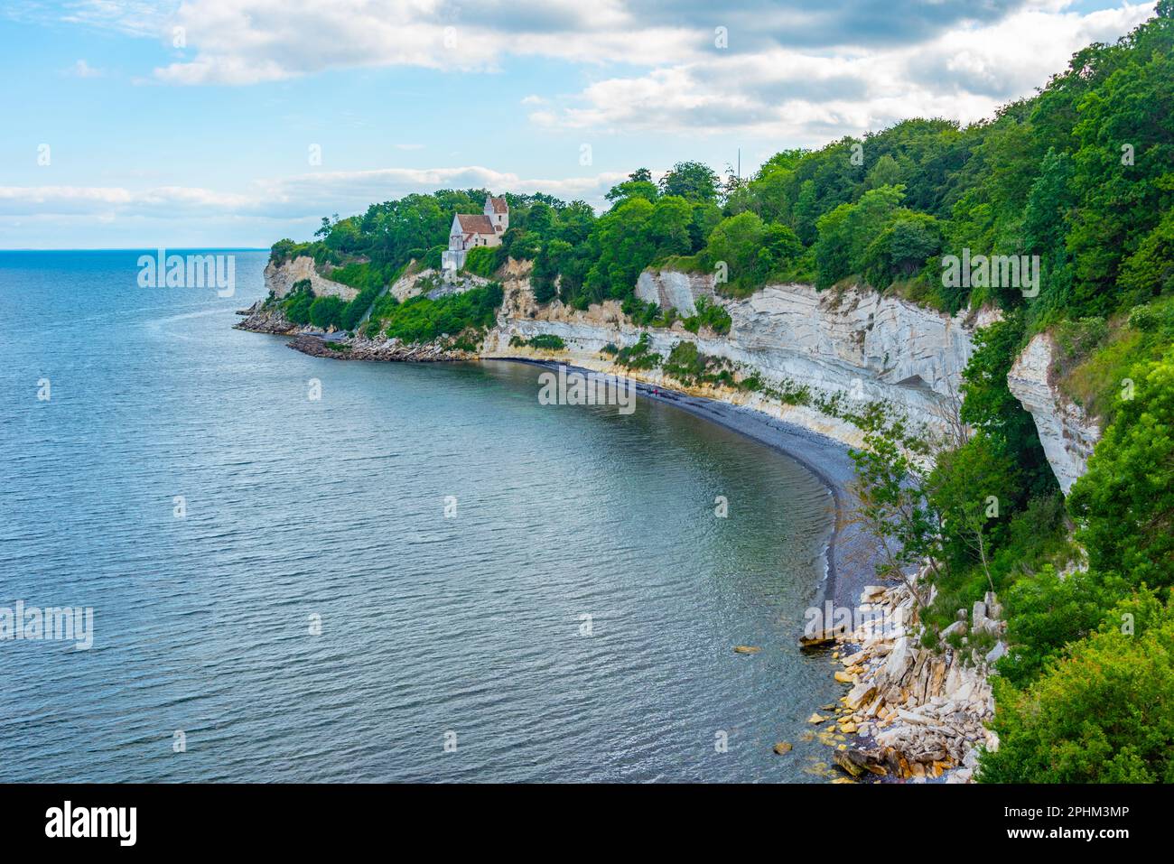 White cliffs of Stevns Klint in Denmark Stock Photo - Alamy
