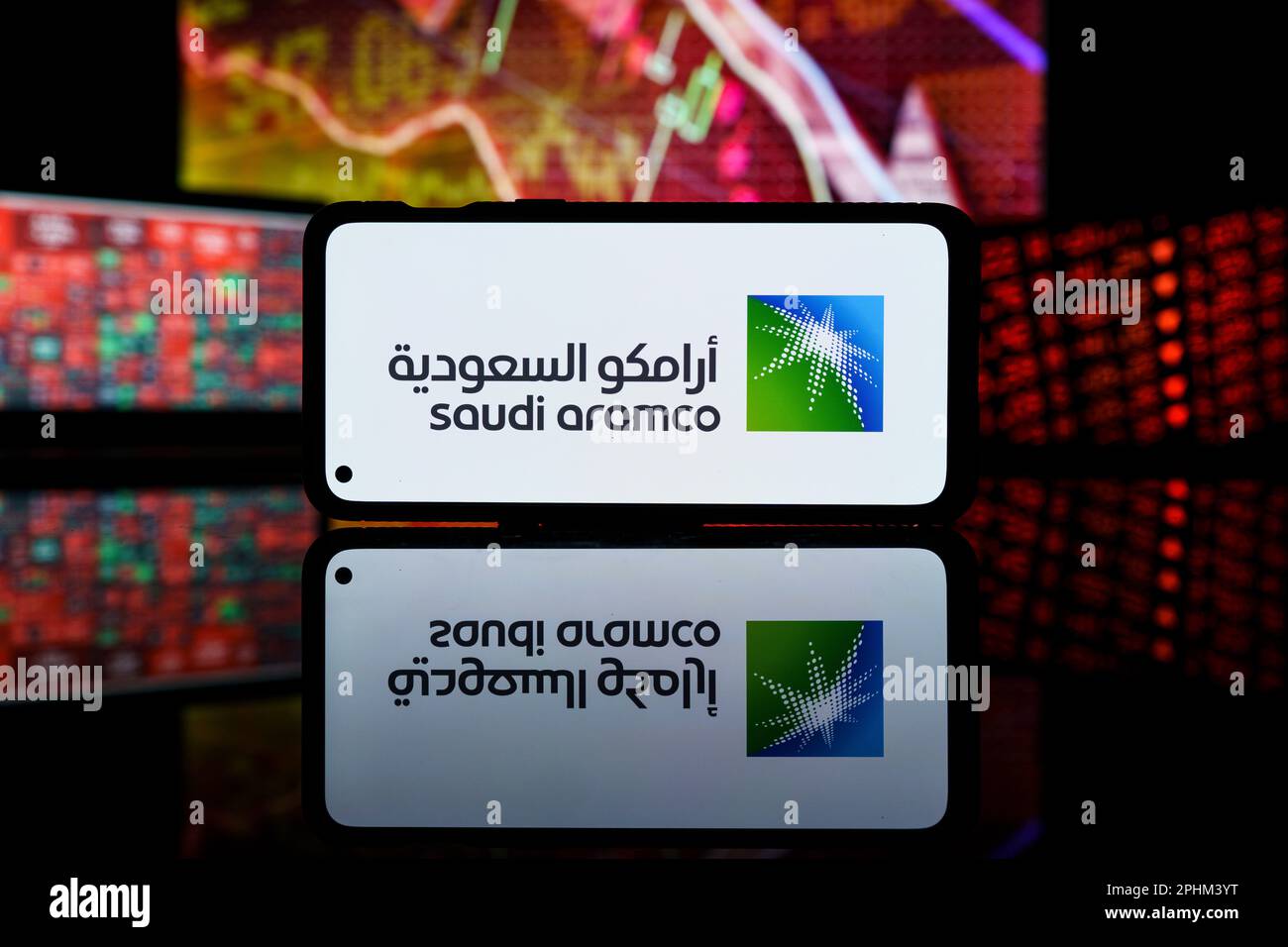 Saudi aramco company shares dropped down at stock market. Saudi aramco ...