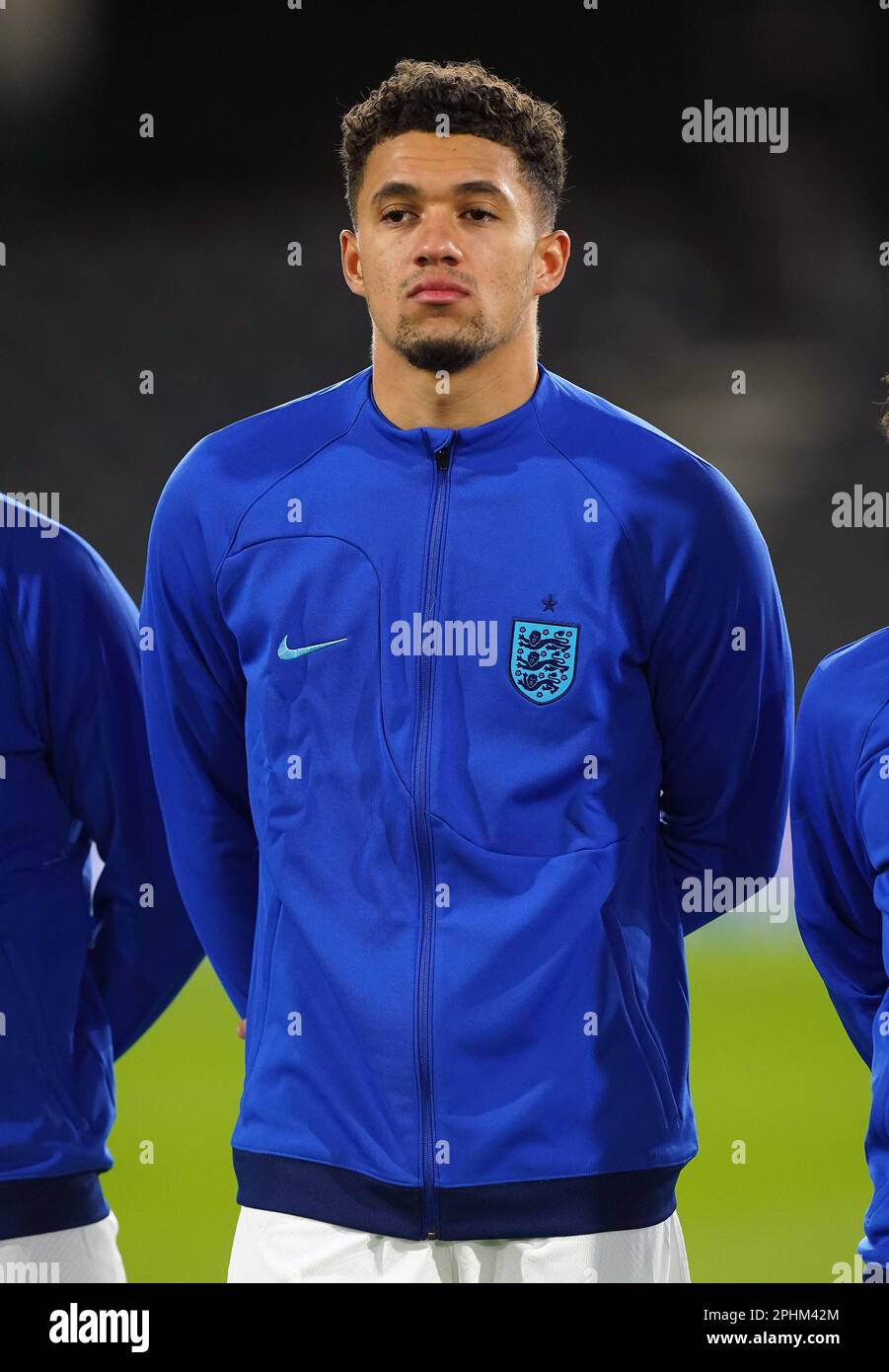 England's Nathan Wood during the International Friendly match at Craven ...