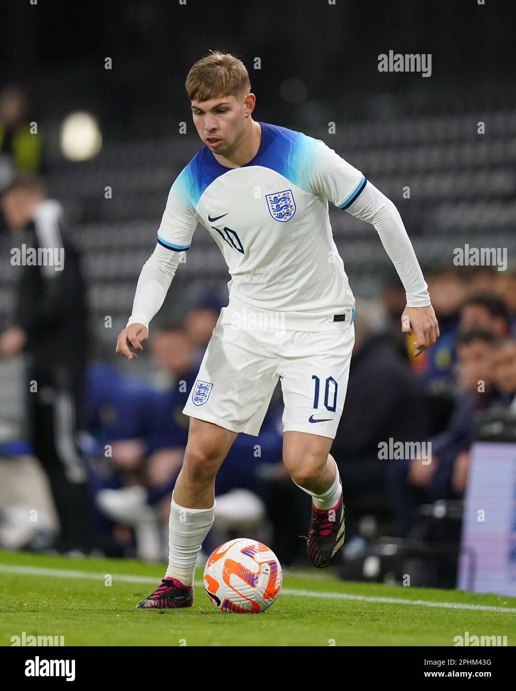 England's Emile Smith Rowe during the International Friendly match at ...