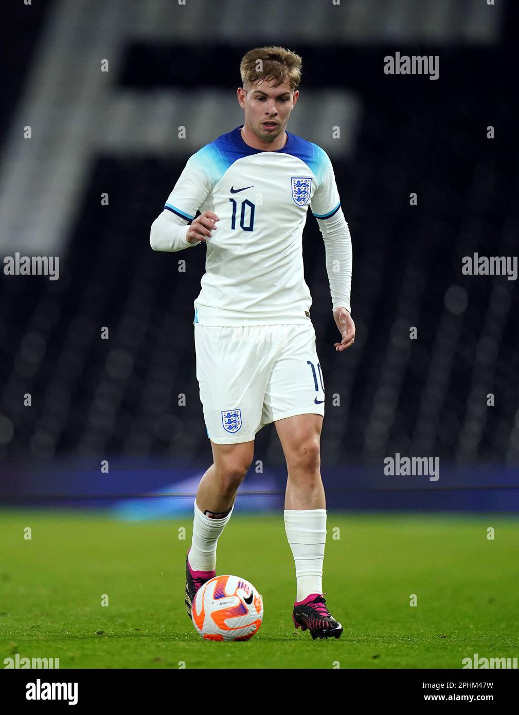 England's Emile Smith Rowe during the International Friendly match at ...