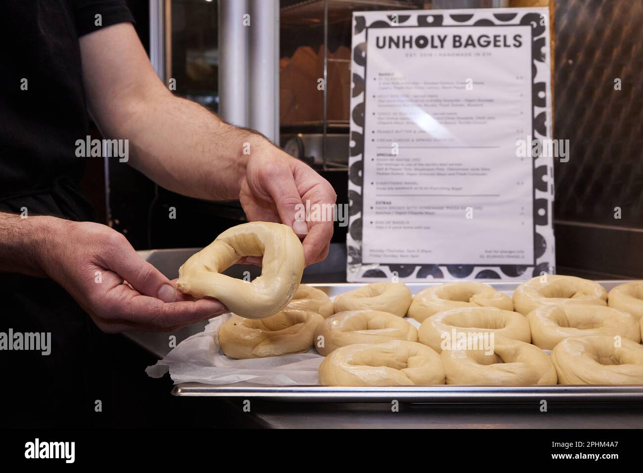 Perky Blenders coffee shop incorporating Martin Frimet’s ‘Unholy Bagels ...