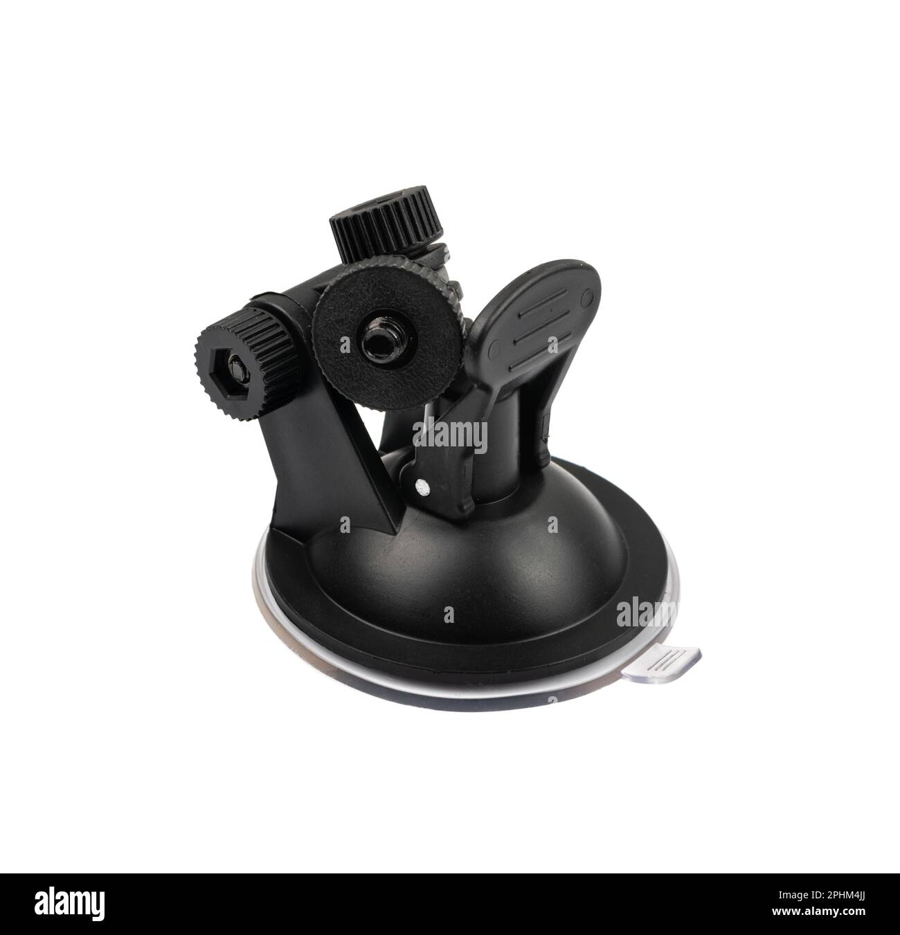Car dashboard camera with suction mount isolated. Gopro accessories on ...