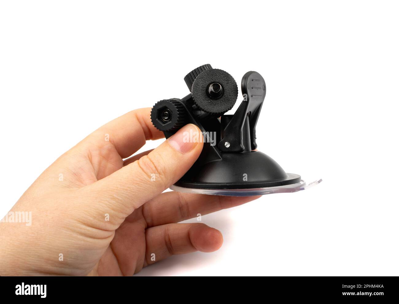 Car dashboard camera with suction mount isolated. Gopro accessories on ...