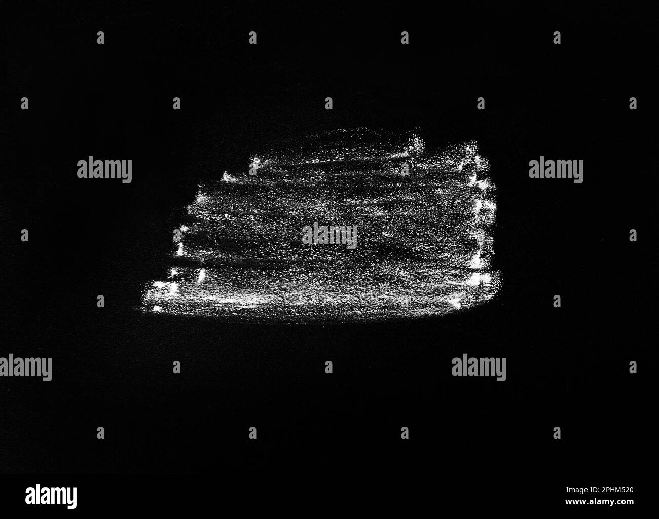 White Charcoal Strokes, Crayon Scribble on Black Board, Hand Drawn ...