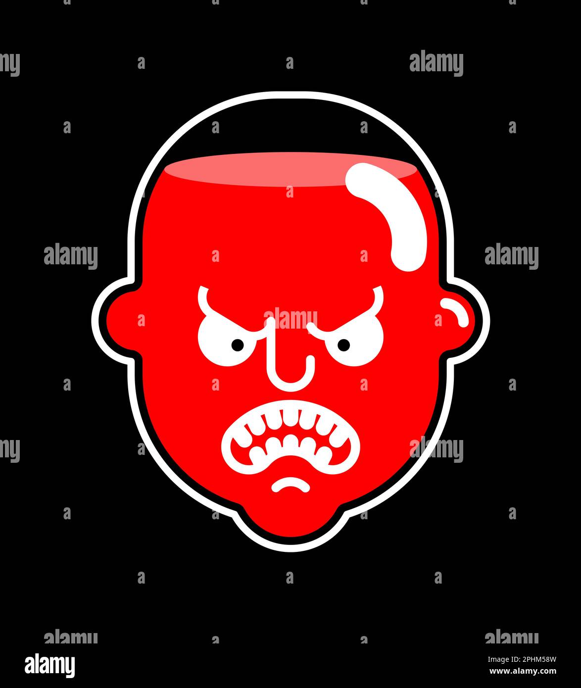 Vessel is person filled with angry and cruelty Stock Vector Image & Art ...