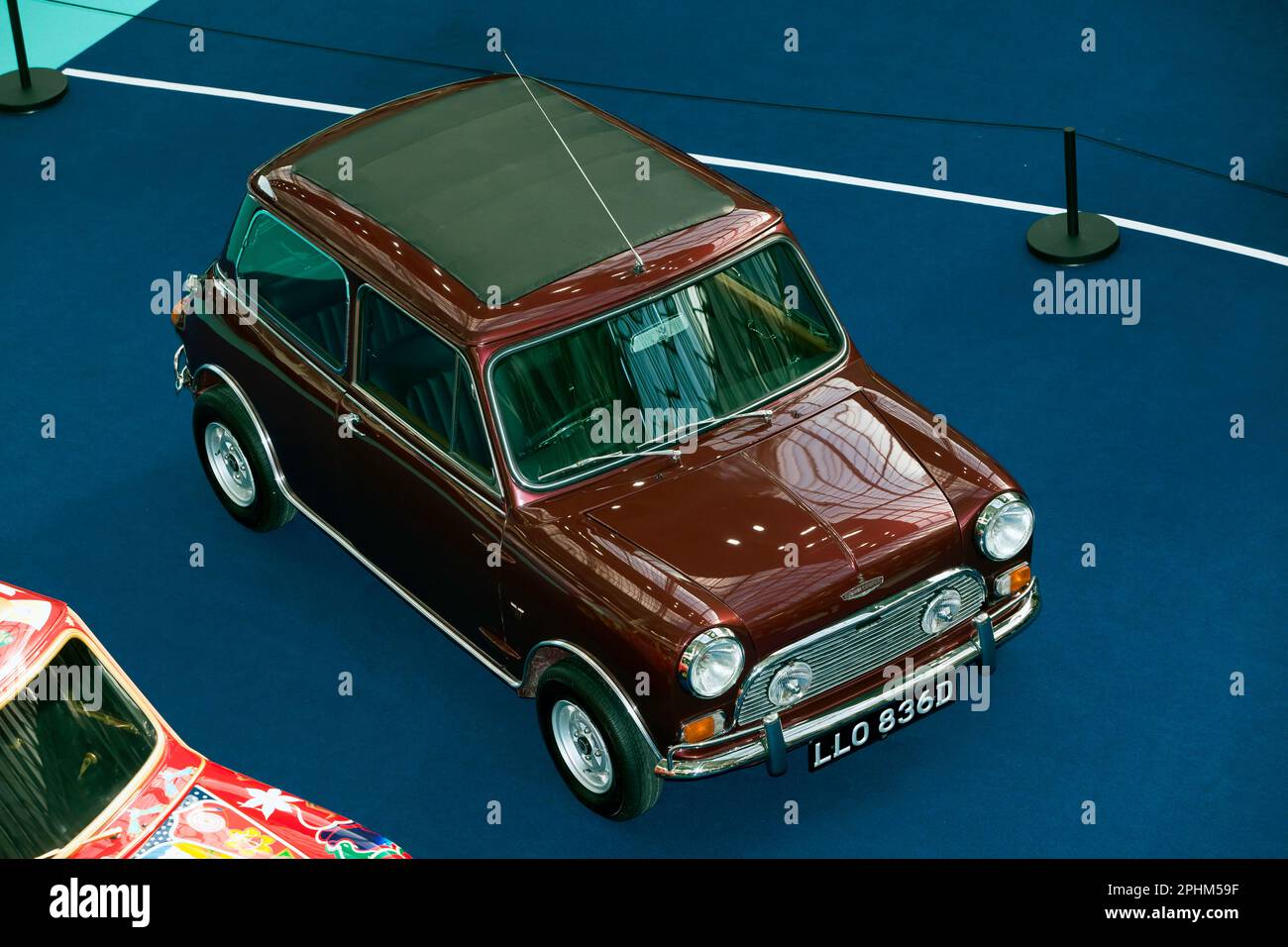 Aerial view of Ringo Starr's 1966, Min Cooper S Sports Saloon, on ...