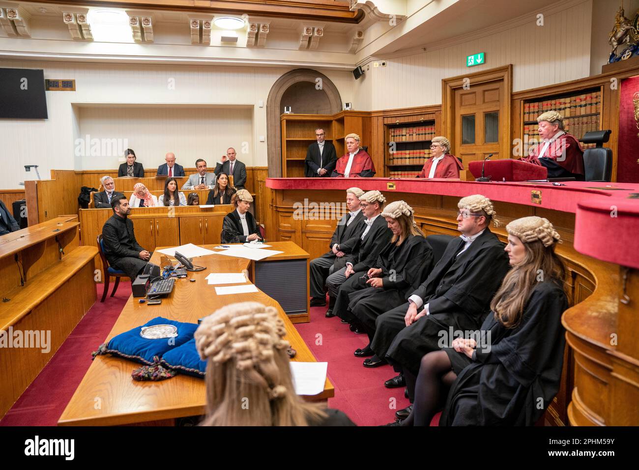 Humza Yousaf is sworn in as First Minister of Scotland at the Court of ...
