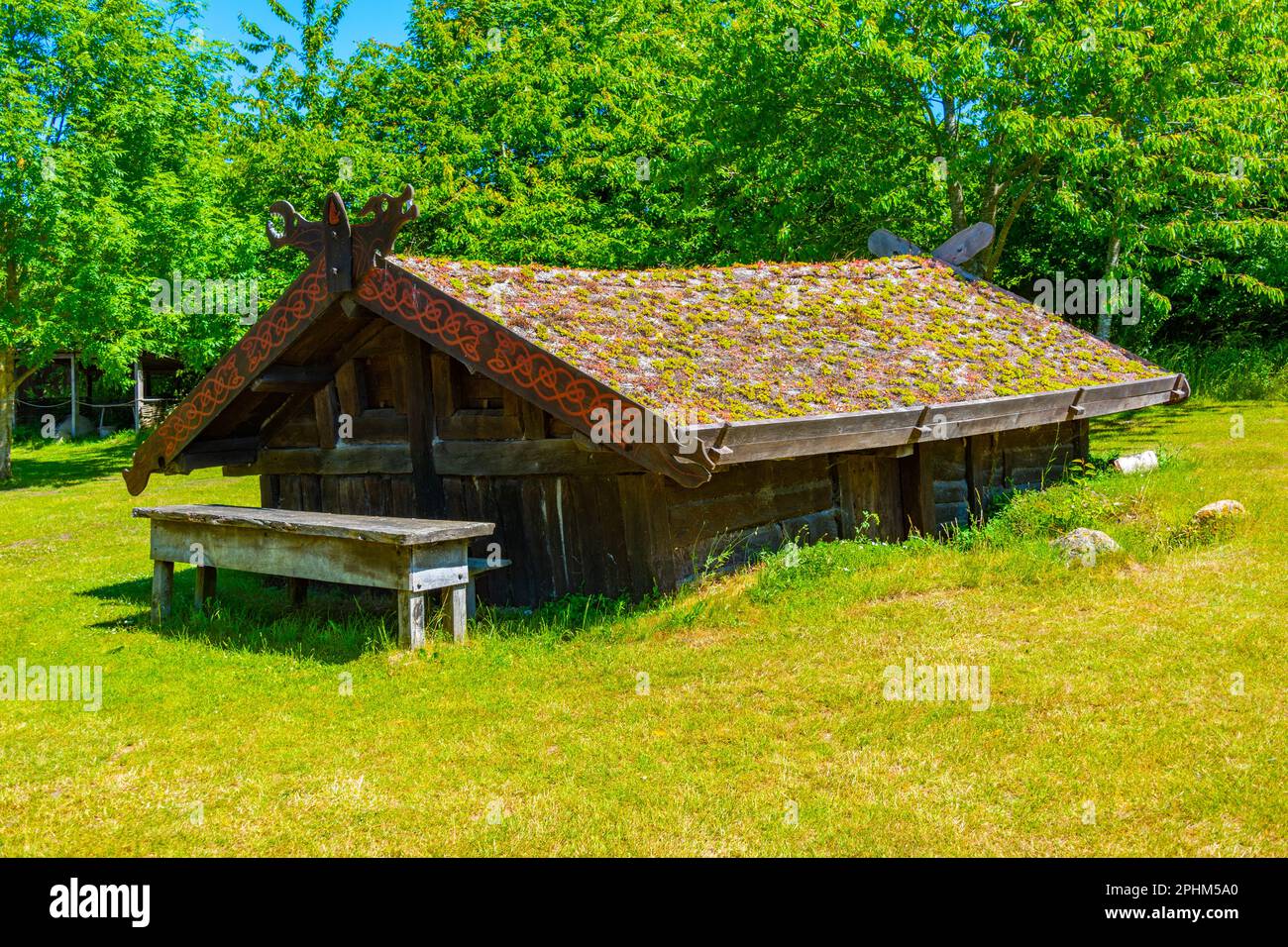 Viking houses reconstructed hi-res stock photography and images - Alamy