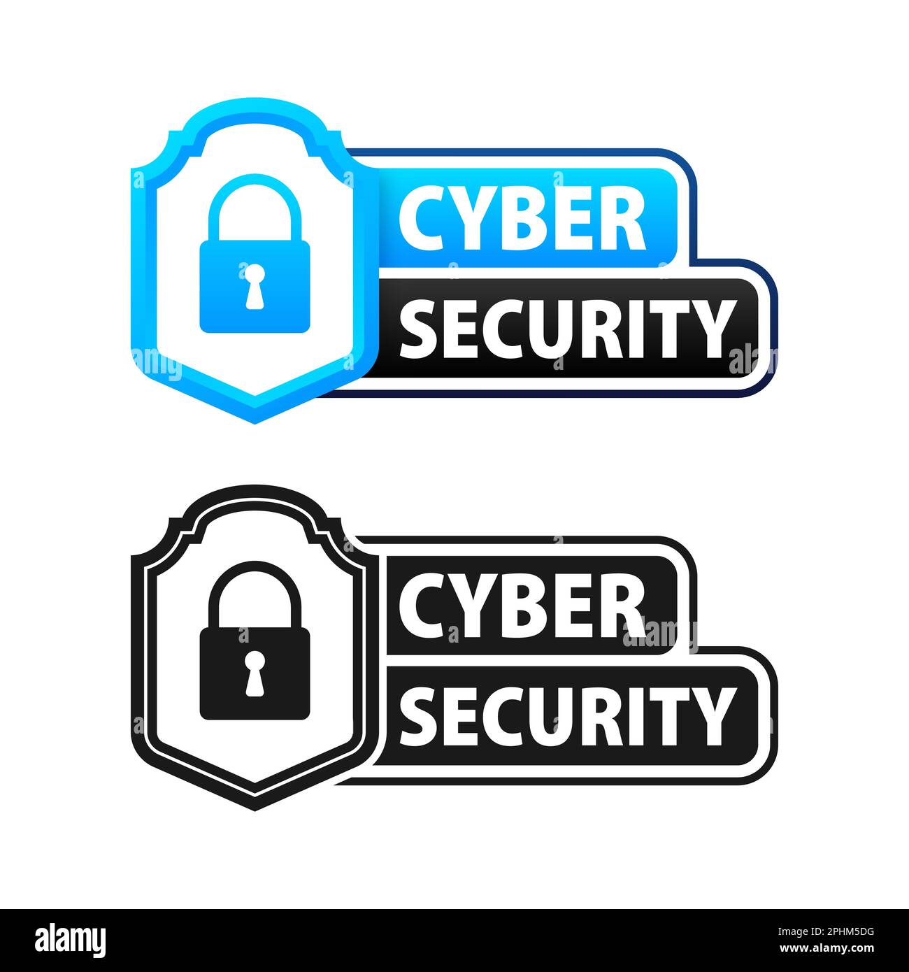 Cyber security label. Maximum protection against cyber threats and ...